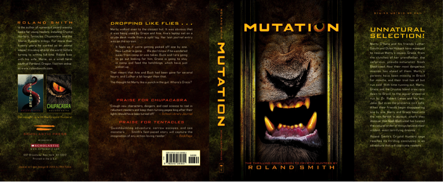 mutation – Roland Smith, Author